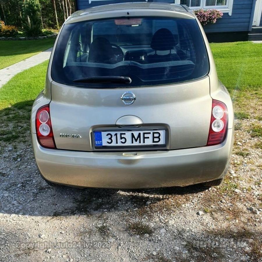 Nissan Micra 2005 Kuresāre, ar dzinēja tilpumu 1.00 L un nobraukumu 164 tūkst. km par 1700 €, foto 5 vietnē AUTOMOTO.COM.LV