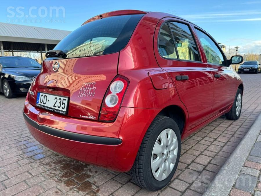 Nissan Micra 2006 Rīga, ar dzinēja tilpumu 1.20 L un nobraukumu 0 tūkst. km par 1000 €, foto 9 vietnē AUTOMOTO.COM.LV
