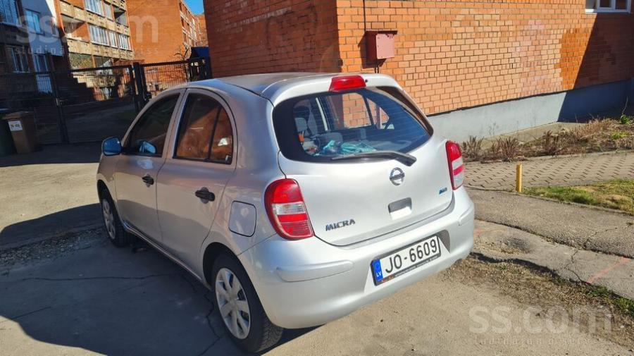 Nissan Micra 2011 Rīga, ar dzinēja tilpumu 1.20 L un nobraukumu 146 tūkst. km par 2700 €, foto 1 vietnē AUTOMOTO.COM.LV