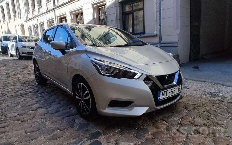 Nissan Micra 2019 in Riga, with an engine capacity of 1.60 L and mileage of 32 thousand km for 10500 €, photo 1 on AUTOMOTO.COM.LV