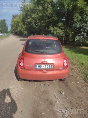 Orange Nissan Micra 2004 in Riga, with an engine capacity of 1.00 L and mileage of 216 thousand km for 500 €, photo 3 on AUTOMOTO.COM.LV