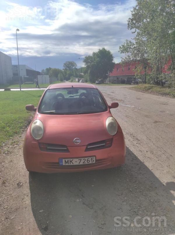 Oranžs Nissan Micra 2004 Rīga, ar dzinēja tilpumu 1.00 L un nobraukumu 216 tūkst. km par 450 €, foto 1 vietnē AUTOMOTO.COM.LV