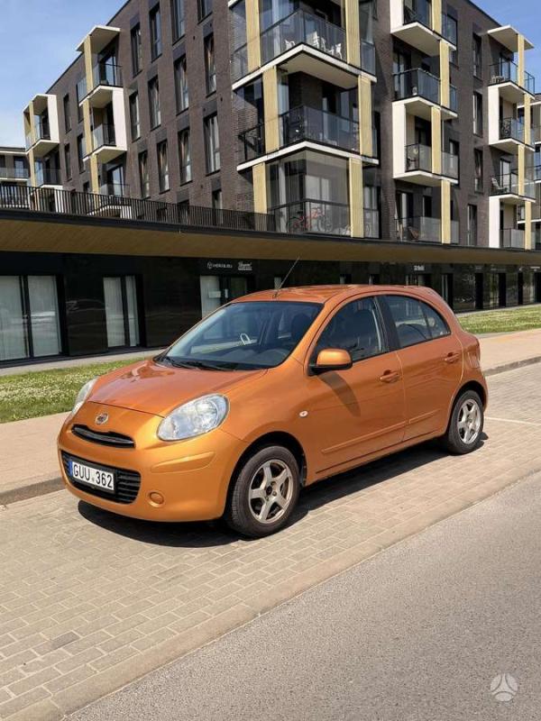 Oranžs Nissan Micra 2011 Viļņa, ar dzinēja tilpumu 1.20 L un nobraukumu 160 tūkst. km par 2300 €, foto 1 vietnē AUTOMOTO.COM.LV