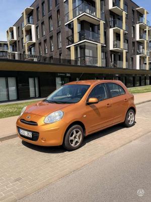 Orange Nissan Micra 2011 in Vilnius, with an engine capacity of 1.20 L and mileage of 160 thousand km for 2300 €, photo  on AUTOMOTO.COM.LV