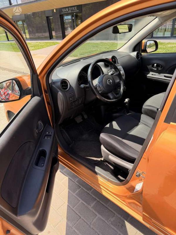 Oranžs Nissan Micra 2011 Viļņa, ar dzinēja tilpumu 1.20 L un nobraukumu 160 tūkst. km par 2300 €, foto 7 vietnē AUTOMOTO.COM.LV