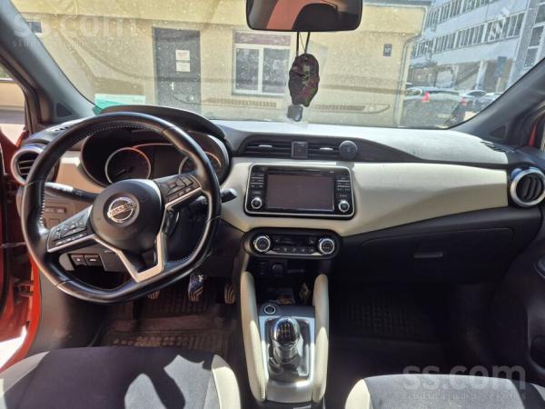 Orange Nissan Micra 2017 in Riga, with an engine capacity of 0.90 L and mileage of 112 thousand km for 7500 €, photo 7 on AUTOMOTO.COM.LV