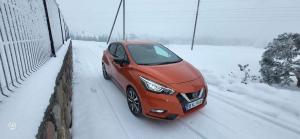 Orange Nissan Micra 2018 in Kelme, with an engine capacity of 0.90 L and mileage of 34 thousand km for 8450 €, photo 3 on AUTOMOTO.COM.LV