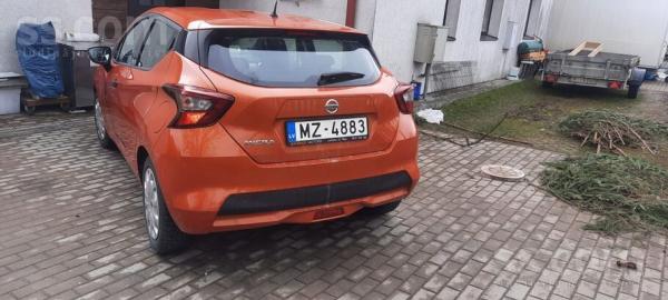 Orange Nissan Micra 2021 in Riga, with an engine capacity of 1.00 L and mileage of 45 thousand km for 9800 €, photo 2 on AUTOMOTO.COM.LV