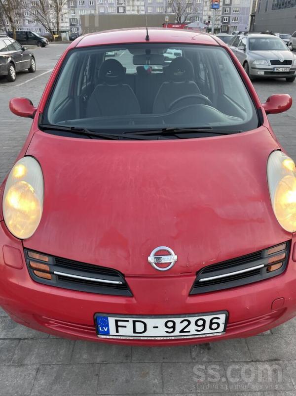 Sarkans Nissan Micra 2004 Rīga, ar dzinēja tilpumu 1.20 L un nobraukumu 216 tūkst. km par 400 €, foto 4 vietnē AUTOMOTO.COM.LV