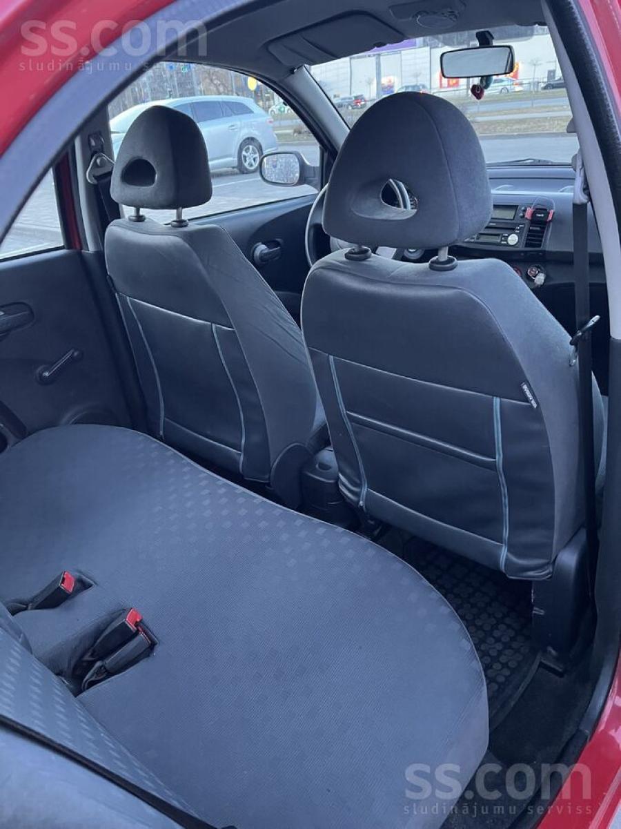 Sarkans Nissan Micra 2004 Rīga, ar dzinēja tilpumu 1.20 L un nobraukumu 216 tūkst. km par 400 €, foto 8 vietnē AUTOMOTO.COM.LV