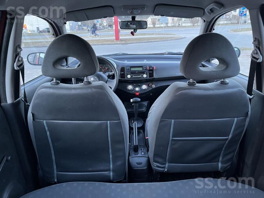 Sarkans Nissan Micra 2004 Rīga, ar dzinēja tilpumu 1.20 L un nobraukumu 216 tūkst. km par 400 €, foto 9 vietnē AUTOMOTO.COM.LV