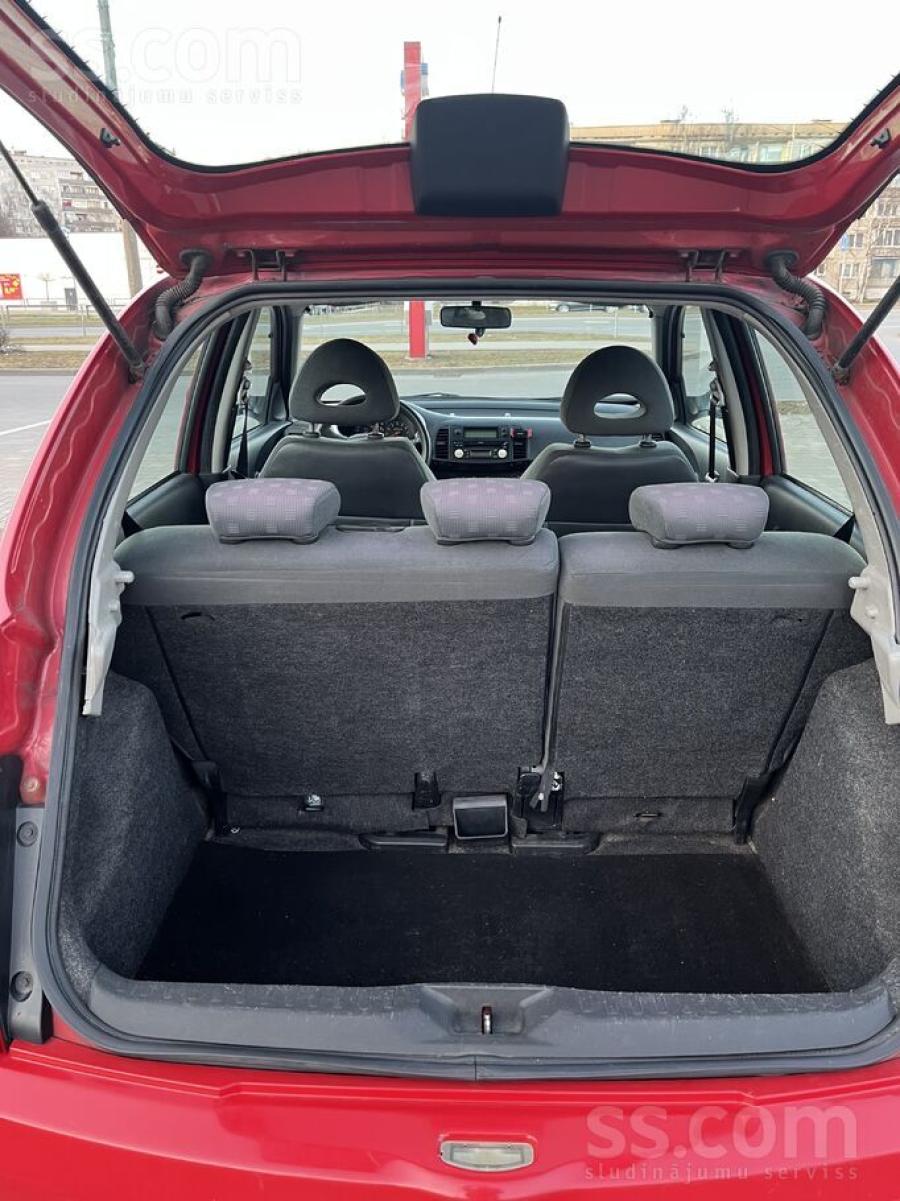 Sarkans Nissan Micra 2004 Rīga, ar dzinēja tilpumu 1.20 L un nobraukumu 216 tūkst. km par 400 €, foto 11 vietnē AUTOMOTO.COM.LV