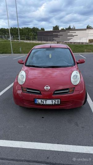 Red Nissan Micra 2005 in Moletai, with an engine capacity of 1.00 L and mileage of 175 thousand km for 900 €, photo  on AUTOMOTO.COM.LV