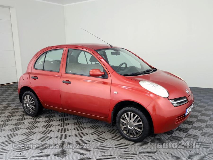 Sarkans Nissan Micra 2005 Tallina, ar dzinēja tilpumu 1.20 L un nobraukumu 283 tūkst. km par 899 €, foto 1 vietnē AUTOMOTO.COM.LV
