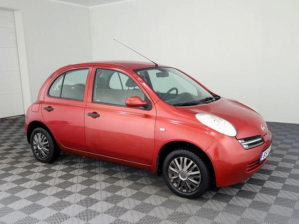Sarkans Nissan Micra 2005 Tallina, ar dzinēja tilpumu 1.20 L un nobraukumu 283 tūkst. km par 899 €, foto 1 vietnē AUTOMOTO.COM.LV