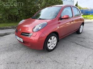 Красный Ниссан Микра 2005 в Рига, объемом двигателя 1.20 л и пробегом 161 тыс. км за 1250 €, фото  на AUTOMOTO.COM.LV