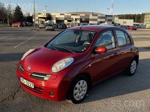 Red Nissan Micra 2007 in Riga, with an engine capacity of 1.20 L and mileage of 270 thousand km for 1590 €, photo  on AUTOMOTO.COM.LV