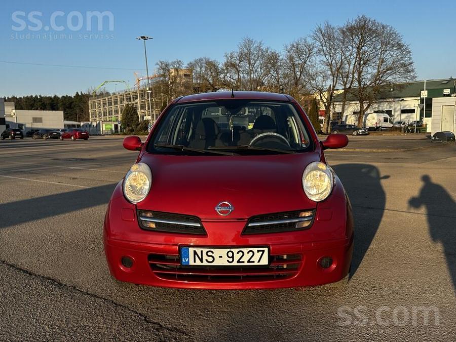 Red Nissan Micra 2007 in Riga, with an engine capacity of 1.20 L and mileage of 270 thousand km for 1590 €, photo 2 on AUTOMOTO.COM.LV