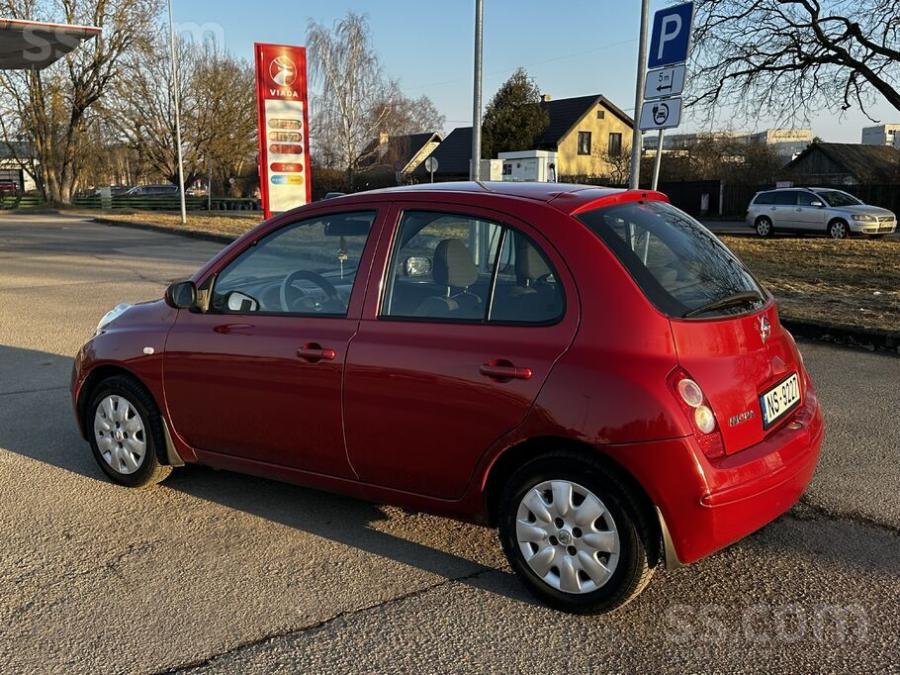 Red Nissan Micra 2007 in Riga, with an engine capacity of 1.20 L and mileage of 270 thousand km for 1590 €, photo 4 on AUTOMOTO.COM.LV