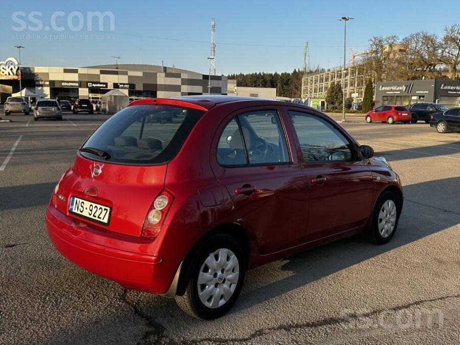 Red Nissan Micra 2007 in Riga, with an engine capacity of 1.20 L and mileage of 270 thousand km for 1590 €, photo 5 on AUTOMOTO.COM.LV