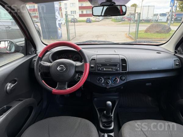 Red Nissan Micra 2008 in Talsi, with an engine capacity of 1.20 L and mileage of 246 thousand km for 1550 €, photo 7 on AUTOMOTO.COM.LV