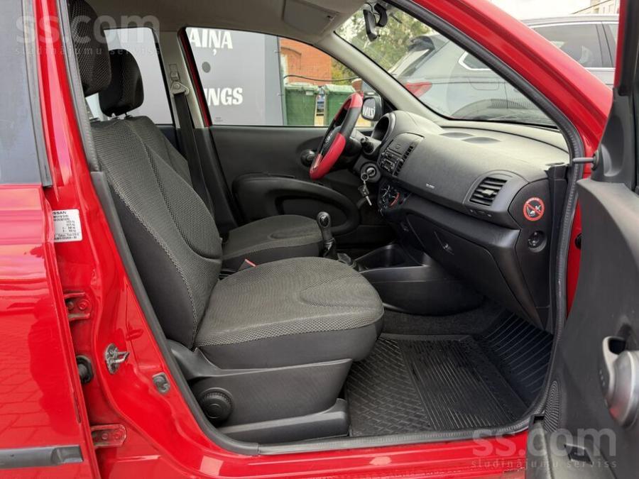 Sarkans Nissan Micra 2008 Talsi, ar dzinēja tilpumu 1.20 L un nobraukumu 246 tūkst. km par 1550 €, foto 9 vietnē AUTOMOTO.COM.LV