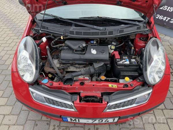 Red Nissan Micra 2008 in Talsi, with an engine capacity of 1.20 L and mileage of 246 thousand km for 1550 €, photo 10 on AUTOMOTO.COM.LV