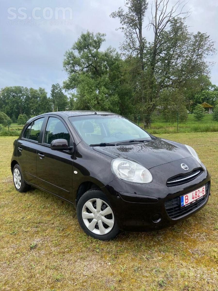 Red Nissan Micra 2011 in Kuldiga, with an engine capacity of 1.20 L and mileage of 180 thousand km for 3950 €, photo 1 on AUTOMOTO.COM.LV