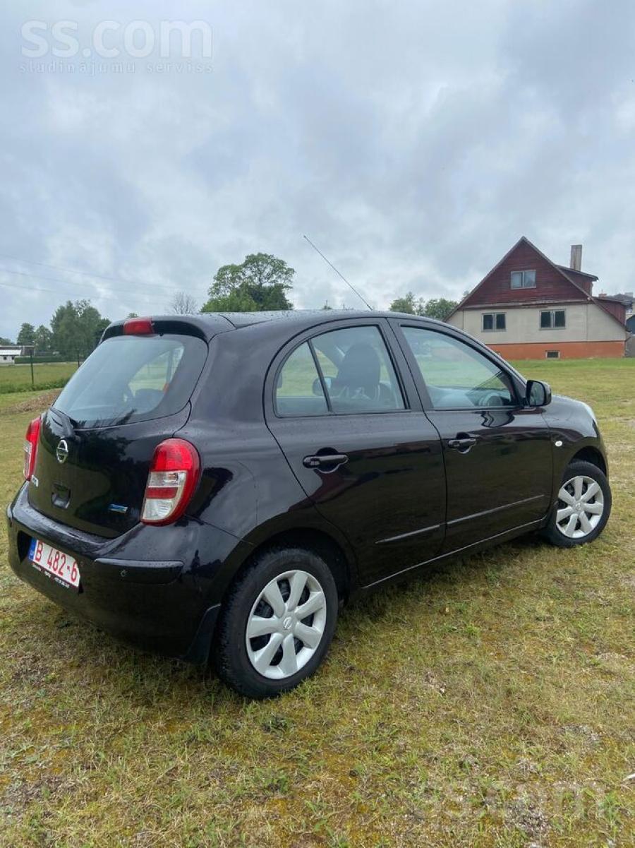 Red Nissan Micra 2011 in Kuldiga, with an engine capacity of 1.20 L and mileage of 180 thousand km for 3950 €, photo 4 on AUTOMOTO.COM.LV