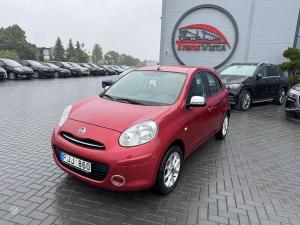 Sarkans Nissan Micra 2011 Telšiai, ar dzinēja tilpumu 1.20 L un nobraukumu 44 tūkst. km par 4300 €, foto  vietnē AUTOMOTO.COM.LV