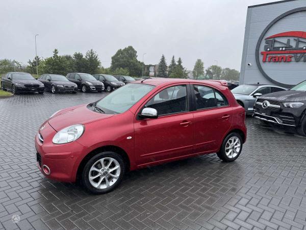 Sarkans Nissan Micra 2011 Telšiai, ar dzinēja tilpumu 1.20 L un nobraukumu 44 tūkst. km par 4300 €, foto 2 vietnē AUTOMOTO.COM.LV
