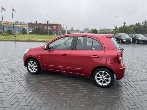 Sarkans Nissan Micra 2011 Telšiai, ar dzinēja tilpumu 1.20 L un nobraukumu 44 tūkst. km par 4300 €, foto 3 vietnē AUTOMOTO.COM.LV