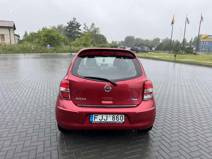Sarkans Nissan Micra 2011 Telšiai, ar dzinēja tilpumu 1.20 L un nobraukumu 44 tūkst. km par 4300 €, foto 6 vietnē AUTOMOTO.COM.LV