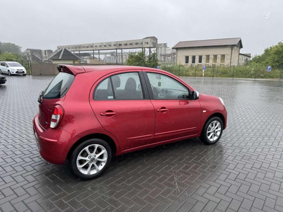 Sarkans Nissan Micra 2011 Telšiai, ar dzinēja tilpumu 1.20 L un nobraukumu 44 tūkst. km par 4300 €, foto 8 vietnē AUTOMOTO.COM.LV