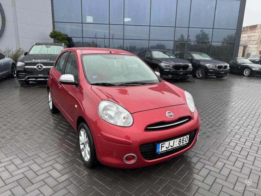Sarkans Nissan Micra 2011 Telšiai, ar dzinēja tilpumu 1.20 L un nobraukumu 44 tūkst. km par 4300 €, foto 10 vietnē AUTOMOTO.COM.LV