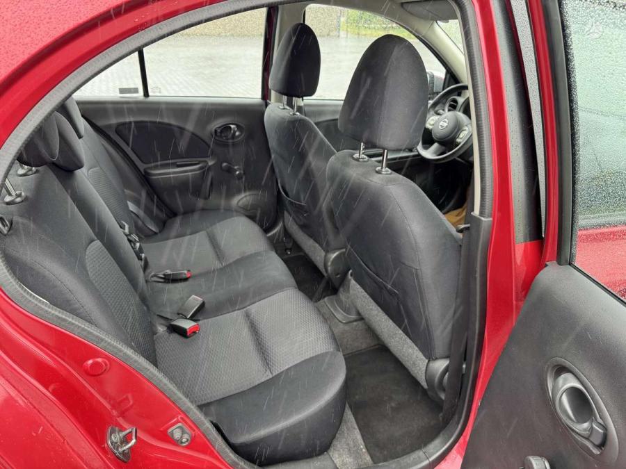 Sarkans Nissan Micra 2011 Telšiai, ar dzinēja tilpumu 1.20 L un nobraukumu 44 tūkst. km par 4300 €, foto 16 vietnē AUTOMOTO.COM.LV