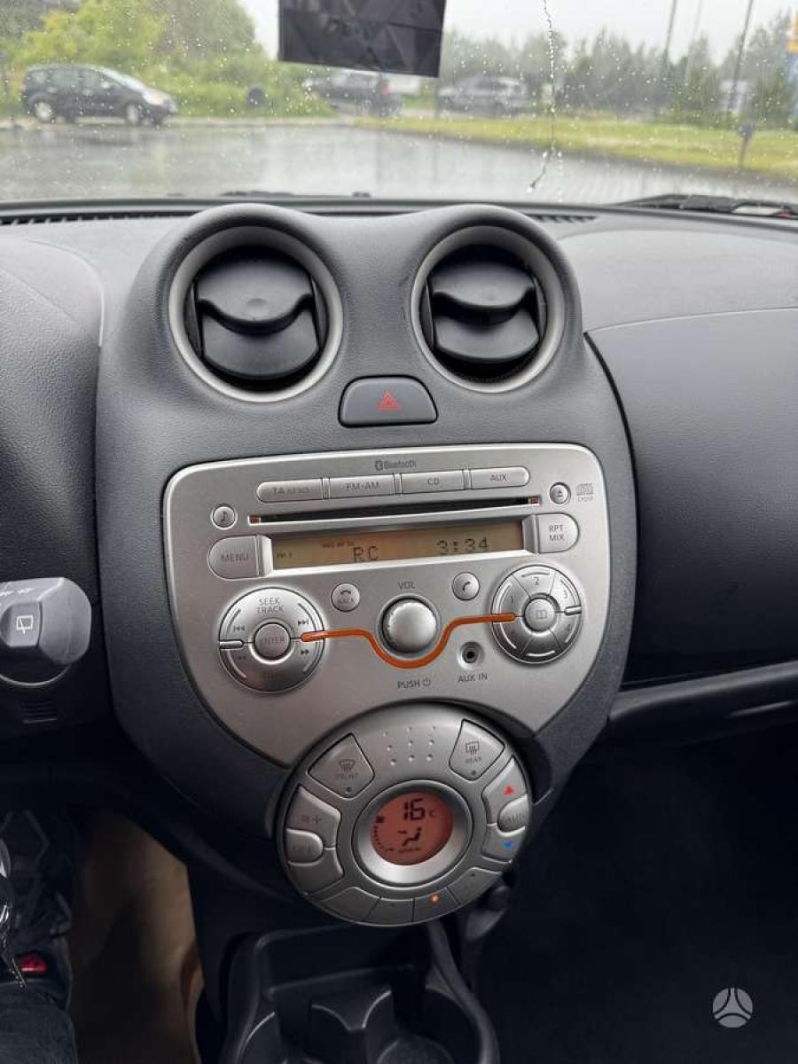 Sarkans Nissan Micra 2011 Telšiai, ar dzinēja tilpumu 1.20 L un nobraukumu 44 tūkst. km par 4300 €, foto 22 vietnē AUTOMOTO.COM.LV