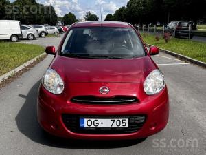Red Nissan Micra 2012 in Riga, with an engine capacity of 1.20 L and mileage of 130 thousand km for 3500 €, photo 2 on AUTOMOTO.COM.LV