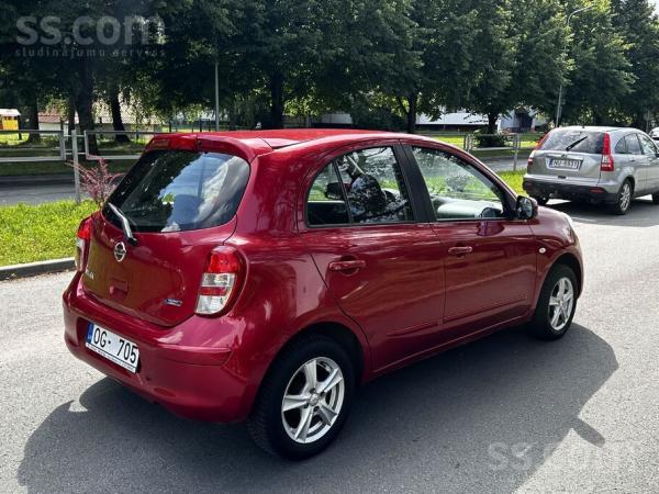 Red Nissan Micra 2012 in Riga, with an engine capacity of 1.20 L and mileage of 130 thousand km for 3500 €, photo 4 on AUTOMOTO.COM.LV