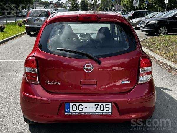 Red Nissan Micra 2012 in Riga, with an engine capacity of 1.20 L and mileage of 130 thousand km for 3500 €, photo 5 on AUTOMOTO.COM.LV