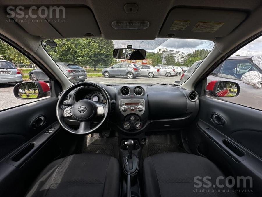 Red Nissan Micra 2012 in Riga, with an engine capacity of 1.20 L and mileage of 130 thousand km for 3500 €, photo 7 on AUTOMOTO.COM.LV