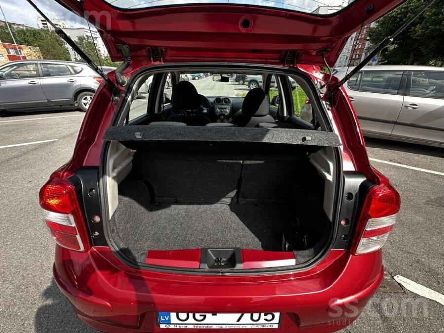 Red Nissan Micra 2012 in Riga, with an engine capacity of 1.20 L and mileage of 130 thousand km for 3500 €, photo 11 on AUTOMOTO.COM.LV