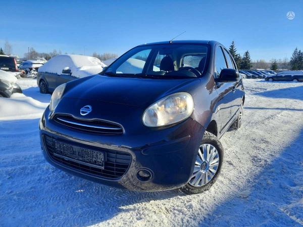 Red Nissan Micra 2012 in Utena, with an engine capacity of 1.20 L and mileage of 115 thousand km for 2450 €, photo 1 on AUTOMOTO.COM.LV