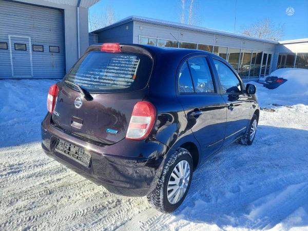 Red Nissan Micra 2012 in Utena, with an engine capacity of 1.20 L and mileage of 115 thousand km for 2450 €, photo 4 on AUTOMOTO.COM.LV