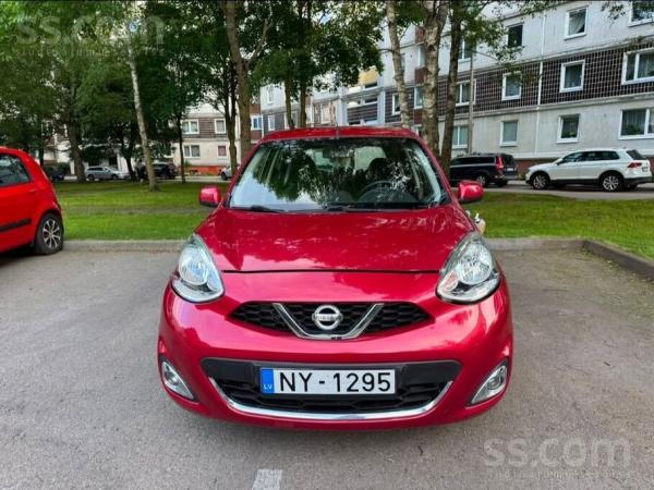 Sarkans Nissan Micra 2013 Rīga, ar dzinēja tilpumu 1.20 L un nobraukumu 86 tūkst. km par 2800 €, foto 2 vietnē AUTOMOTO.COM.LV