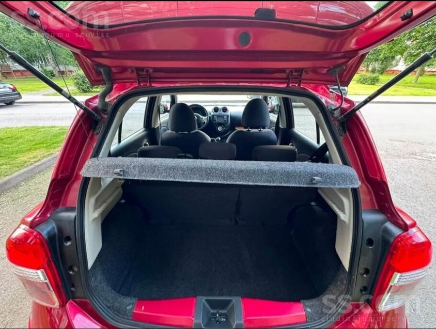 Sarkans Nissan Micra 2013 Rīga, ar dzinēja tilpumu 1.20 L un nobraukumu 86 tūkst. km par 2800 €, foto 6 vietnē AUTOMOTO.COM.LV