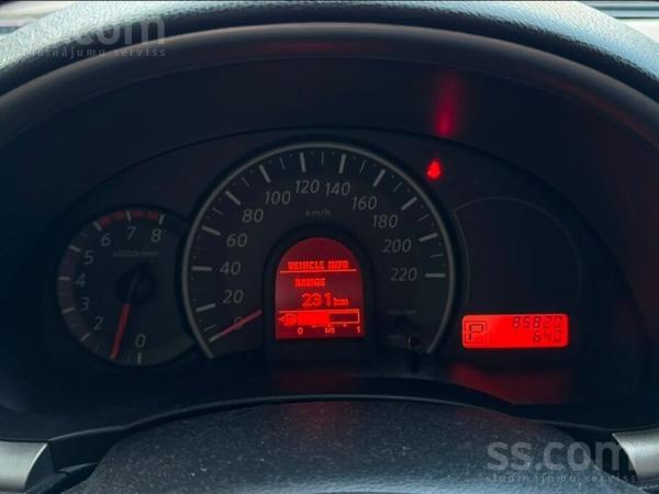 Sarkans Nissan Micra 2013 Rīga, ar dzinēja tilpumu 1.20 L un nobraukumu 86 tūkst. km par 2800 €, foto 6 vietnē AUTOMOTO.COM.LV