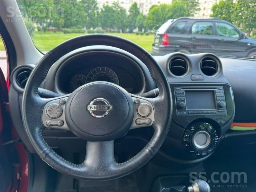 Sarkans Nissan Micra 2013 Rīga, ar dzinēja tilpumu 1.20 L un nobraukumu 86 tūkst. km par 2800 €, foto 10 vietnē AUTOMOTO.COM.LV