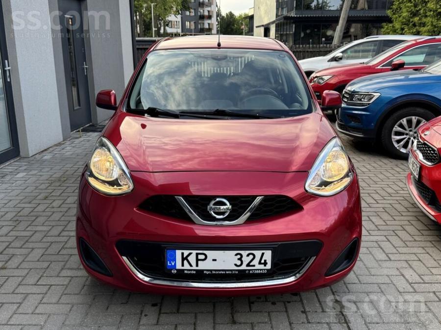Red Nissan Micra 2017 in Riga, with an engine capacity of 1.20 L and mileage of 95 thousand km for 5400 €, photo 6 on AUTOMOTO.COM.LV