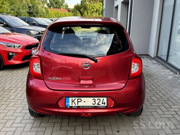 Sarkans Nissan Micra 2017 Rīga, ar dzinēja tilpumu 1.20 L un nobraukumu 95 tūkst. km par 5400 €, foto 6 vietnē AUTOMOTO.COM.LV